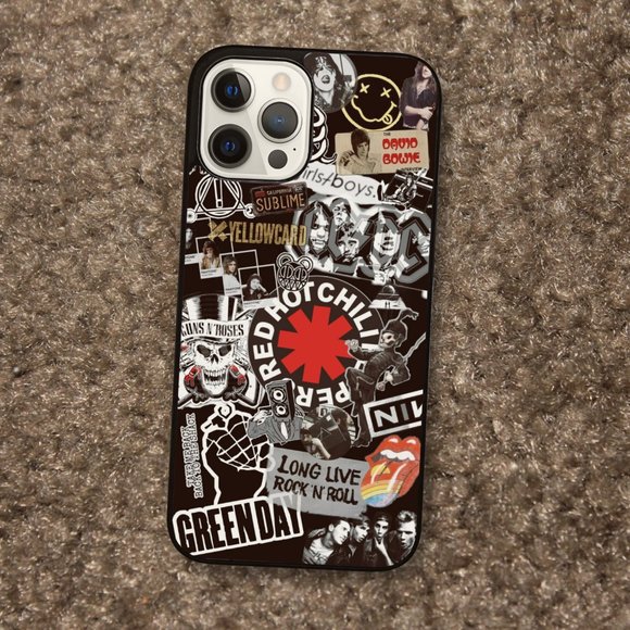 Accessories | 8s 90s Classic Rock Bands Aesthetic Vintage Collage ...